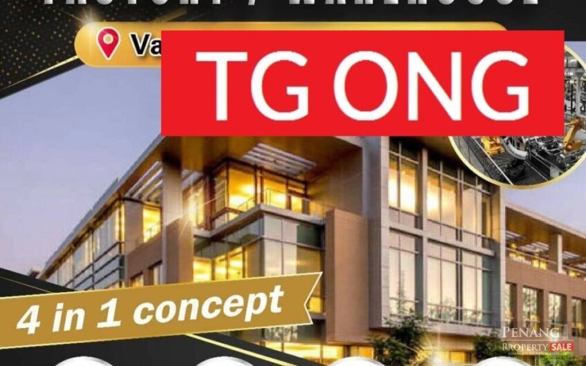 Light Industrial Factory Warehouse at Valdor, next to Batu Kawan