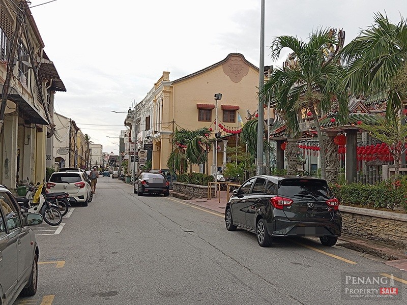 Muntri Street Double Storey Heritage Shophouse for Sale in Georgetown
