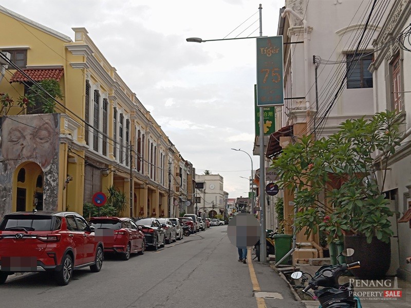 Muntri Street 2-Storey Heritage Shophouse for Sale | Georgetown